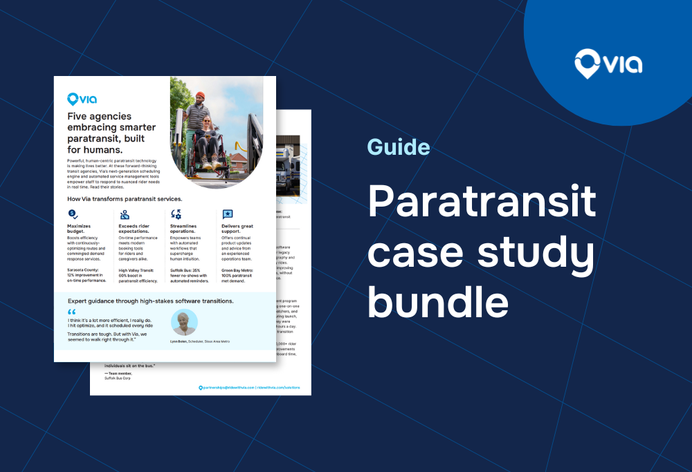 Paratransit Case Study Bundle | Via Transportation